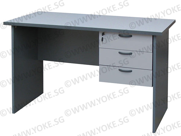 Writing Table With 3 Fixed Drawers – YOKE OFFICE EQUIPMENT
